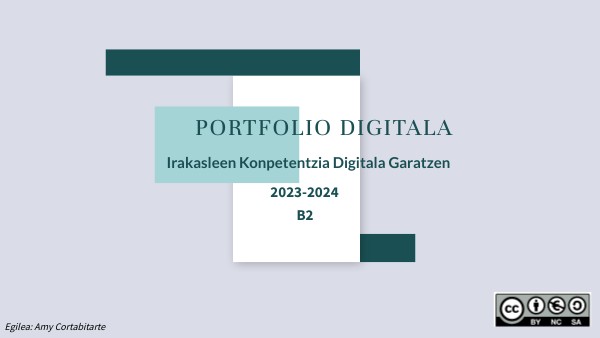 Portfolio digitala B2 | Genially