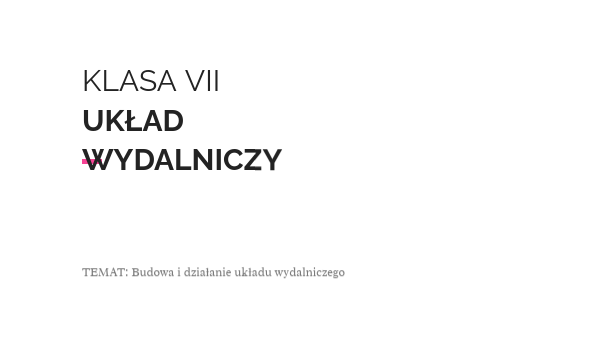 układ wydalniczy | Genially