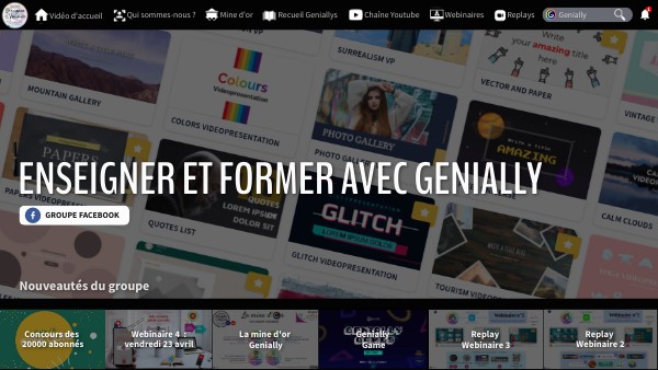 Enseigner et former avec Genially