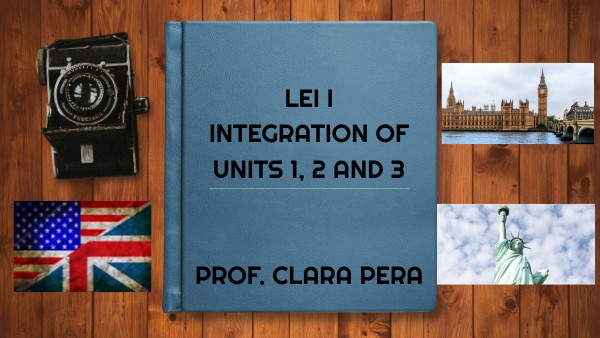 LEI - Units 1, 2 and 3 of the book | Genially