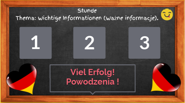 Ważne informacje dla klas | Genially