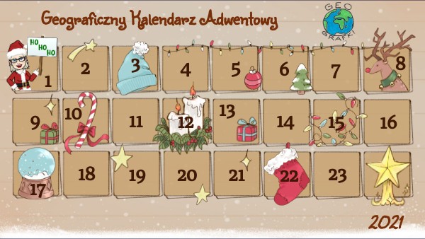Geography Advent Calendar | Genially