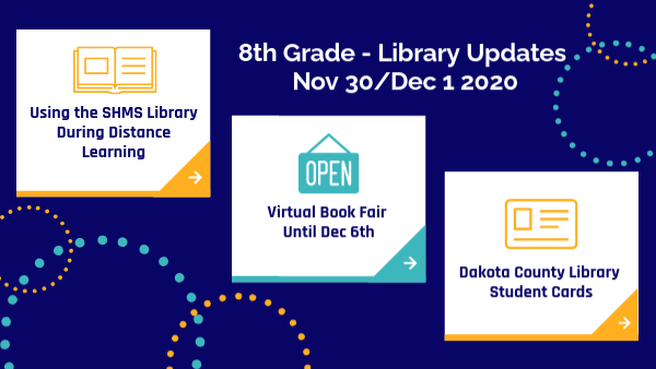 Dec 3/4 7th Grade - Library Updates