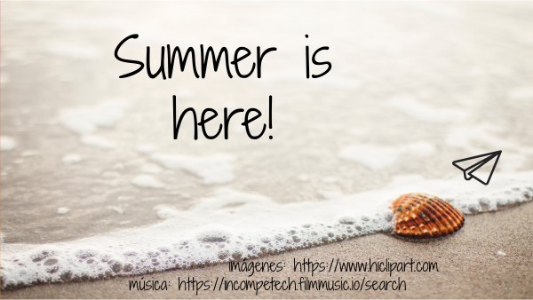 summer vocabulary | Genially