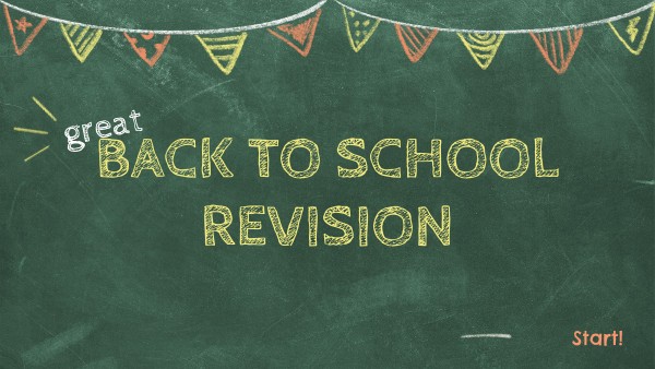 Back to school_REVISION TEST