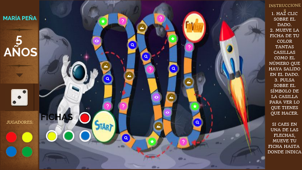 JUEGO TABLERO 5 AÑOS | Genially