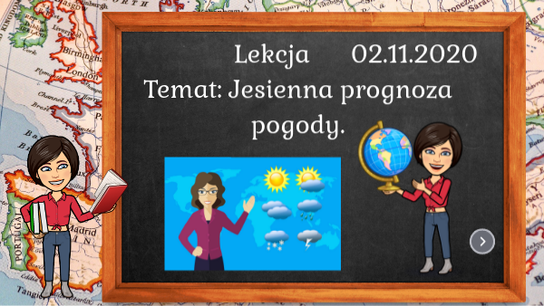 Jesienna prognoza pogody 2a | Genially