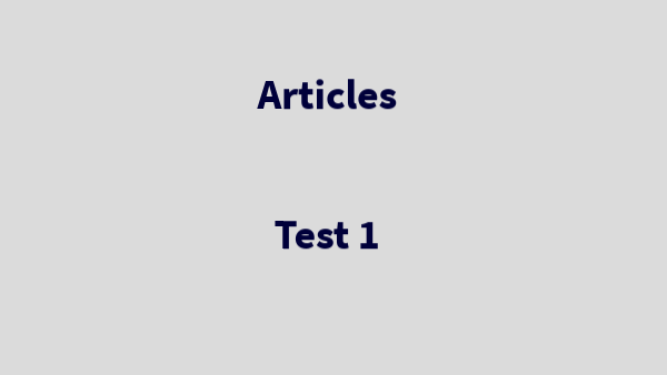articles - test