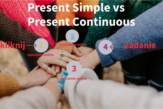 Present Simple vs Present Continuous | Genially