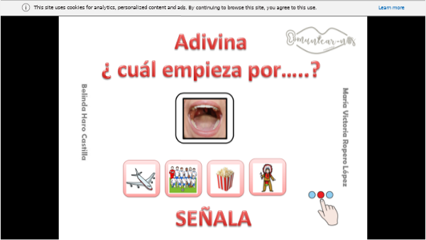 adivina cual empieza por vocales | Genially