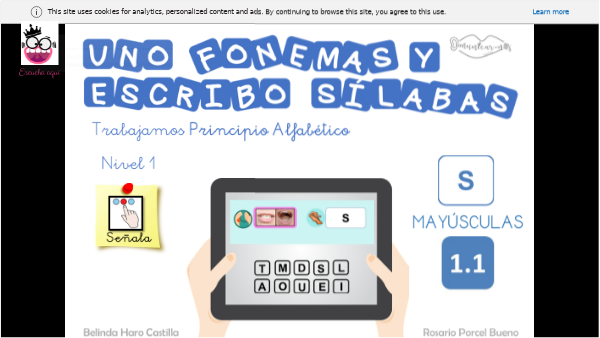 UNO FONEMAS Y ESCRIBO SÍLABAS S 1.1 | Genially