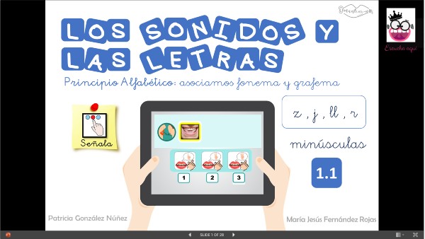 SONIDOS Y LETRAS MINÚSCULAS 1.1 ZJLLR | Genially