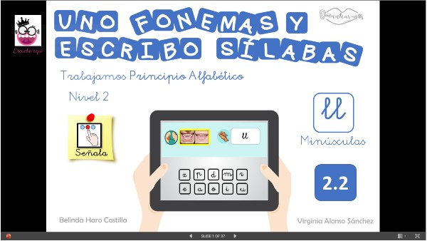 UNO FONEMAS Y ESCRIBO SÍLABAS MINÚSCULAS LL2.2 | Genially