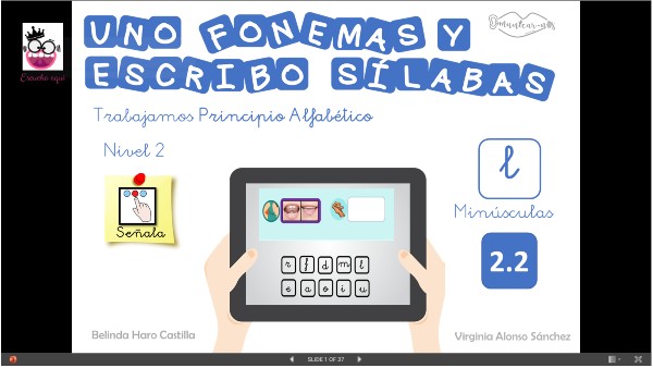 UNO FONEMAS Y ESCRIBO SÍLABAS MINÚSCULAS L2.2 | Genially
