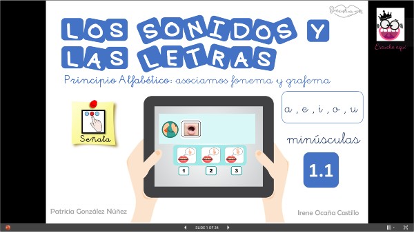 SONIDOS Y LETRAS MINÚSCULAS 1.1 AEIOU