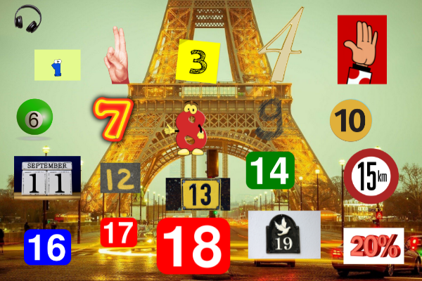 Les nombres 1-20 | Genially