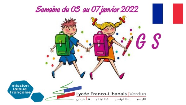 Activités semaine du 03 au 07 janvier