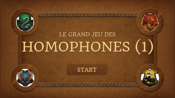 Jeu des homophones | Genially