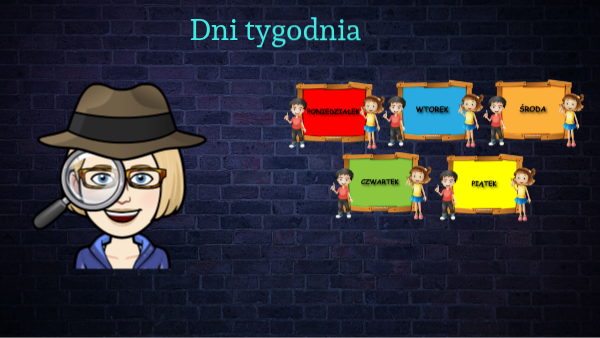 Dni tygodnia klasa 1.KS | Genially