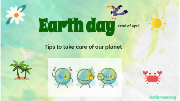 Earth day Flashcards 1º y 2º | Genially