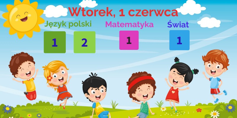 Wtorek, 1 czerwca
