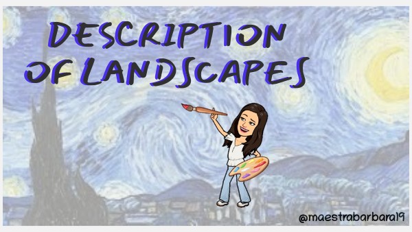 DESCRIPTION OF PLACES | Genially