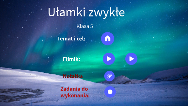 Ułamki kl.5 | Genially