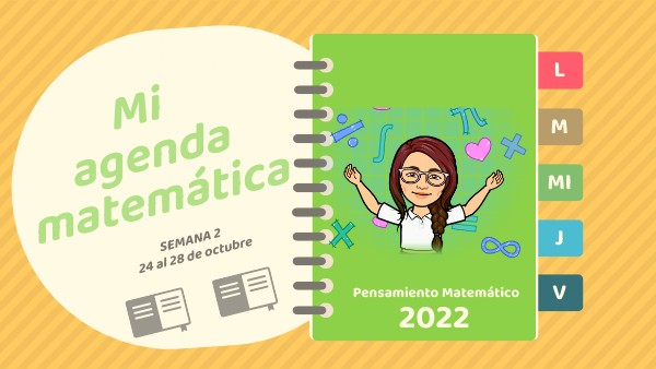 AGENDA MATEMÁTICA (Semana 2) | Genially