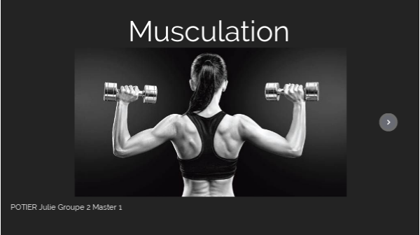 musculation Julie Potier | Genially
