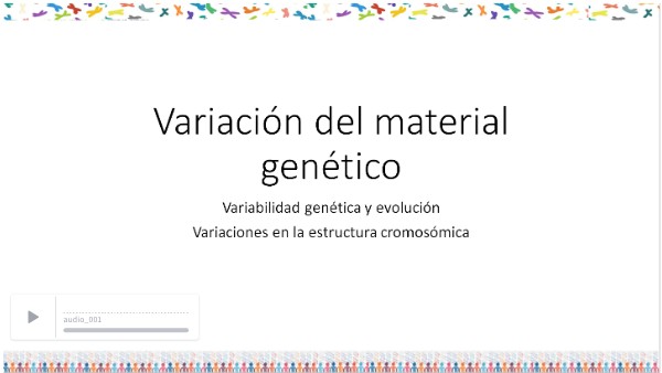 Variación del material genético | Genially