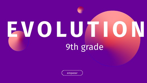 evolution | Genially