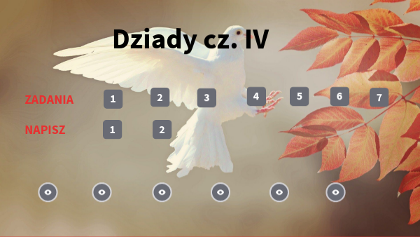 Dziady cz. IV | Genially