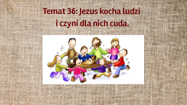 Jezus czyni cuda | Genially