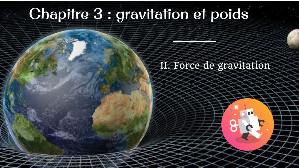 Chapitre 3 - la force de gravitation | Genially