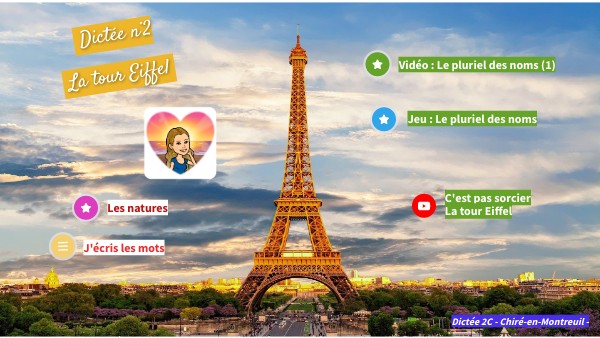 Dictée n°2C - La tour Eiffel | Genially