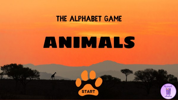 The Alphabet Game - Animals | Genially