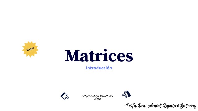 Matrices | Genially
