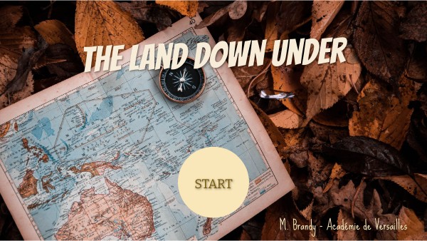 Escape Game - The Land Down Under | Genially