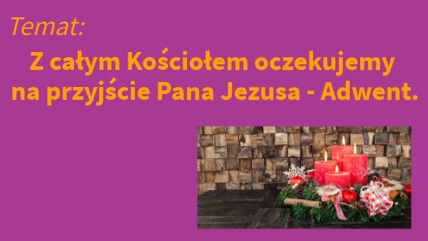 Adwent kl. 3 | Genially