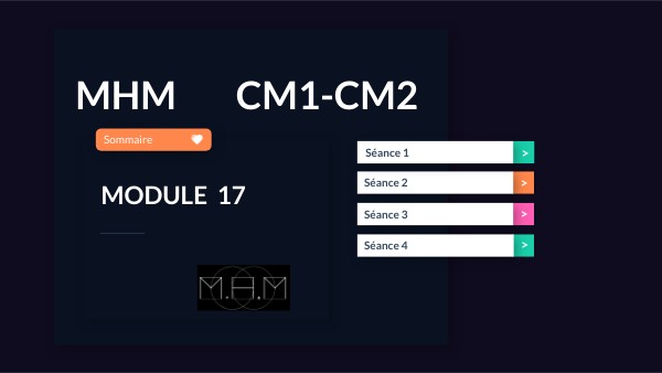 Module 17 MHM CM1-CM2 Annabel Valérie 2024 2025 | Genially