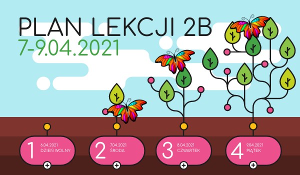 tygodniowy plan zajęć klasy 2b