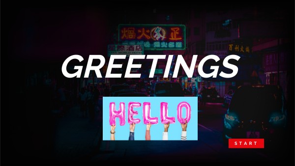 GREETINGS | Genially