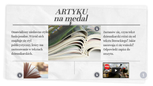 Artykuł na medal | Genially
