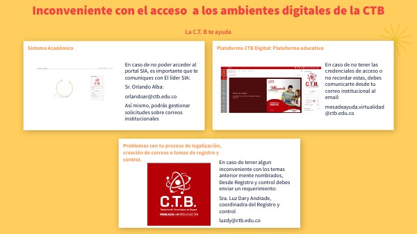 contactos CTB | Genially