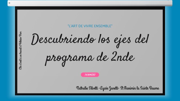 PRESENTATION AXES 2NDE | Genially