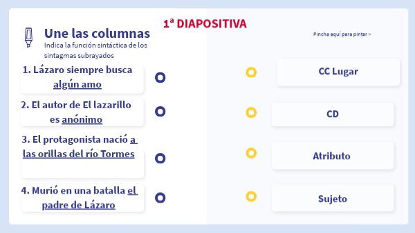 Picaresca y complementos verbales | Genially