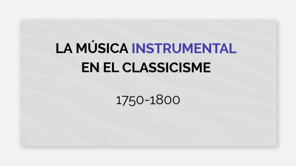 El classicisme | Genially