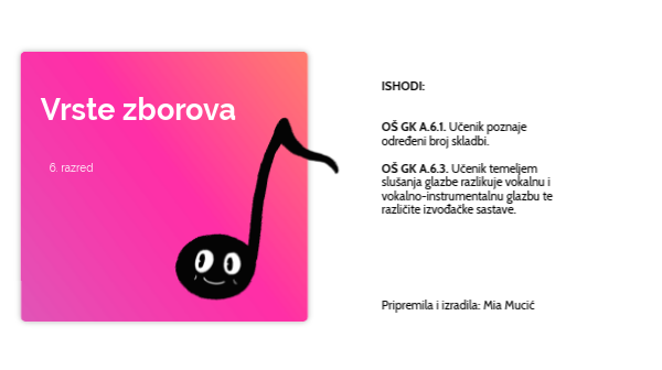 VRSTE ZBOROVA | Genially