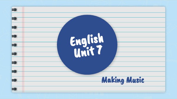 English review unit 7