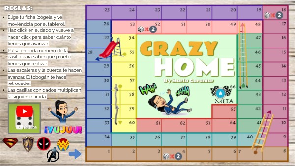Crazy Home by Marta García Abiétar | Genially